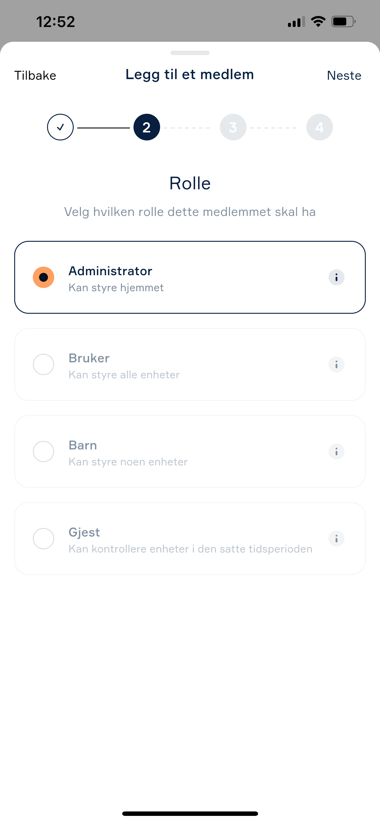 Administrere og legge til brukere i Abralife app. Administratorer, bruker, barn og gjester ...